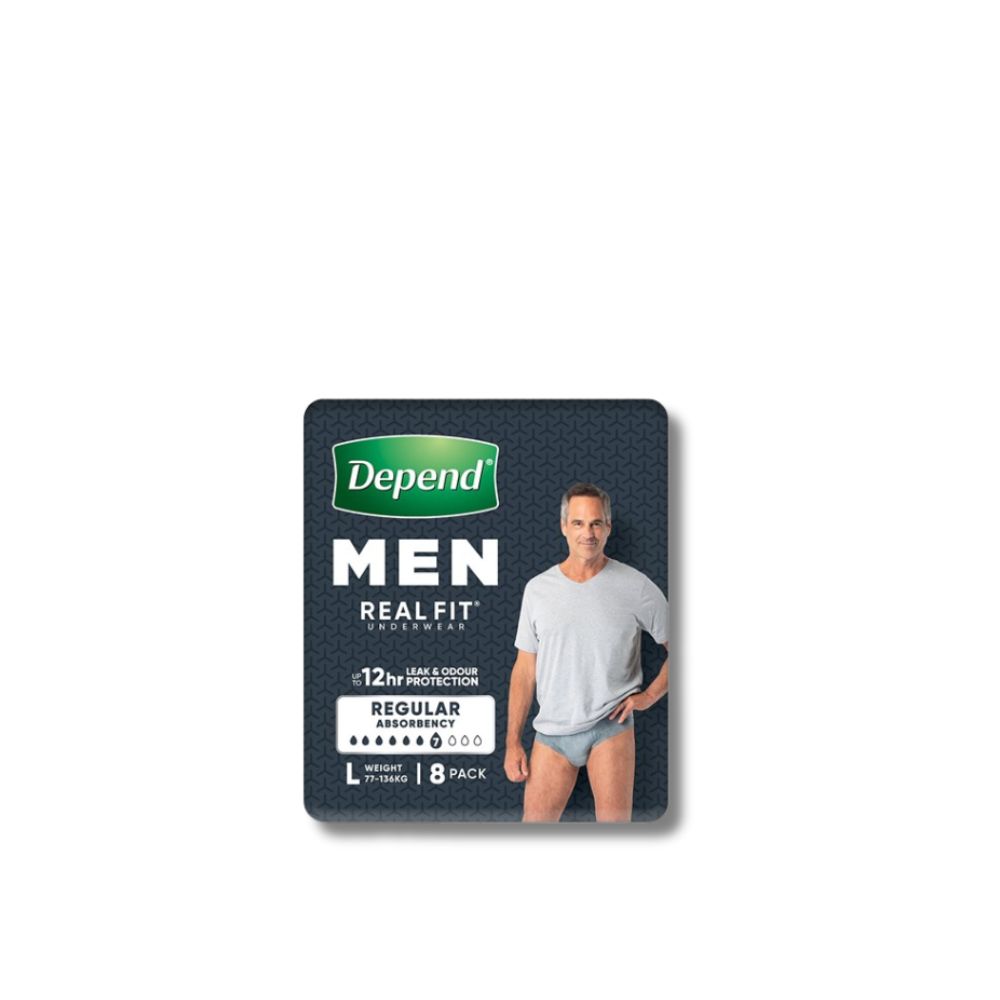 Depend Realfit | Underwear Male | Large | 8x4 | Chem-Pack