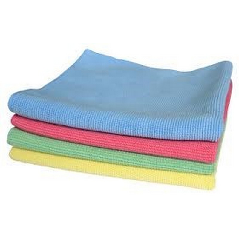 Microfibre Cloth Green 40X40Cm 3/Pkt - 58012 | Chem-Pack