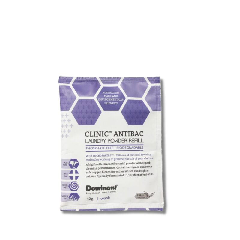 Laundry Detergent | Clinic Antibacterial Powder | 50g Sachets | 100pcs ...