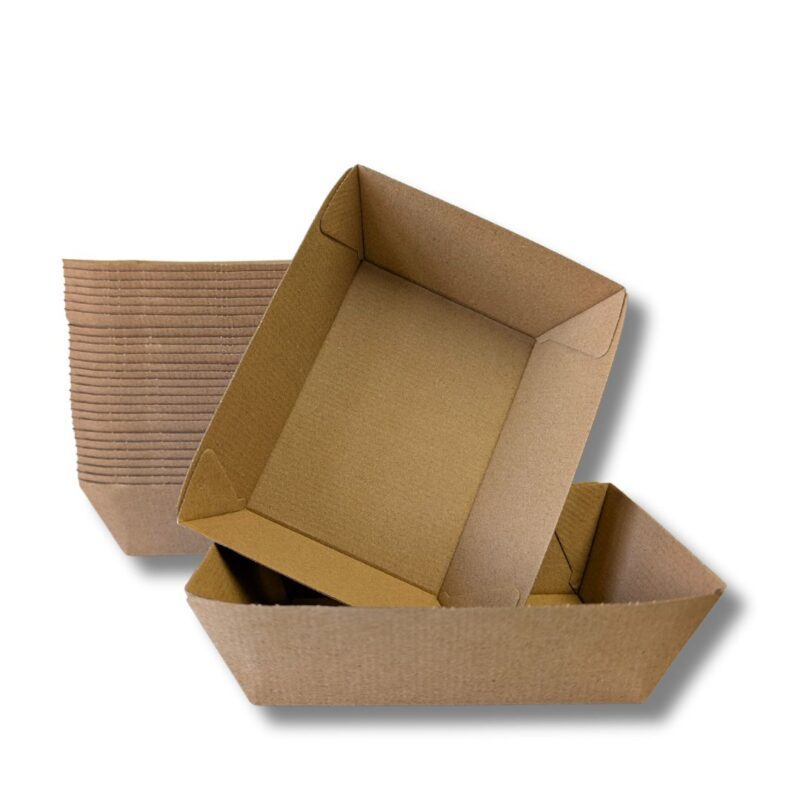 Chips Tray | Apex Kraft | #4 | 250pcs | Chem-Pack