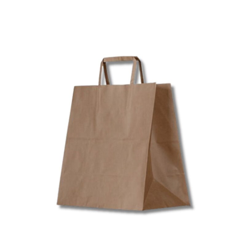 Paper Bag | Flat Handle | Kraft | Medium | 200pcs | Chem-Pack