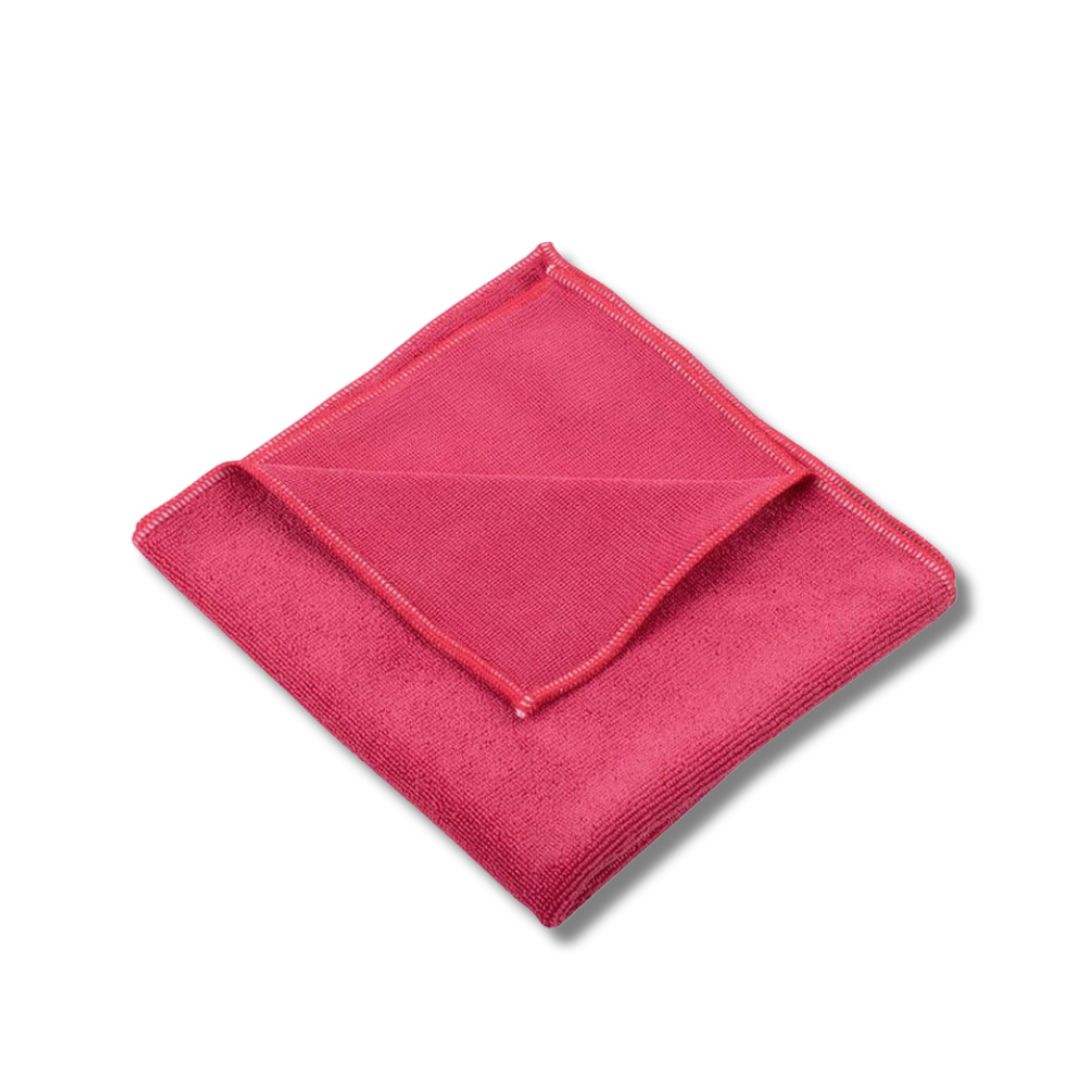 Cleaning Cloth Wipes | Microfibre Red | 40x40cm | Chem-Pack