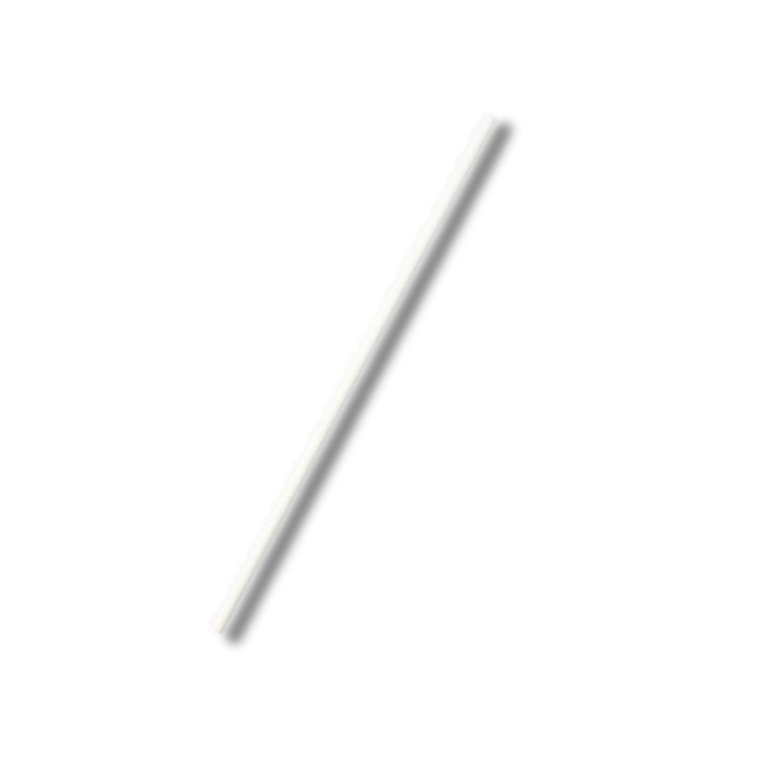 Paper Straws | White | Regular | 2500pcs | Chem-Pack